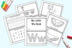 Free Printable Letter W Book - The Artisan Life