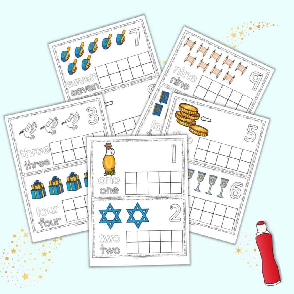 Hanukkah bingo cards free printable - The Artisan Life