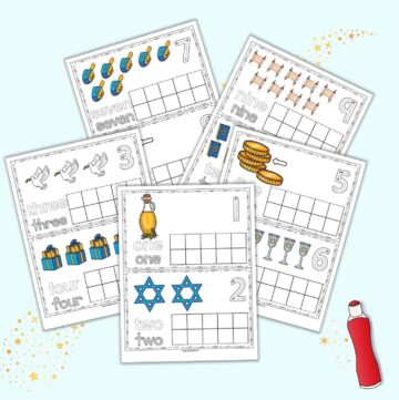 Hanukkah bingo cards free printable - The Artisan Life
