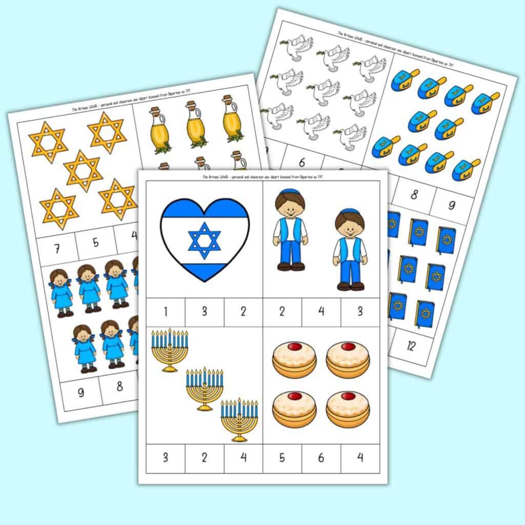 Hanukkah bingo cards free printable - The Artisan Life