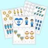 Hanukkah bingo cards free printable - The Artisan Life