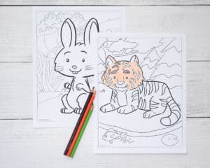 Free Printable Chinese Zodiac Animals Coloring Pages for Kids - The ...