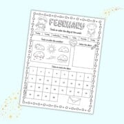 Free Printable January Calendar Worksheet for Kids (January ...