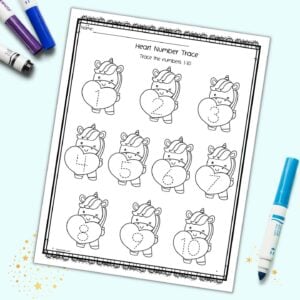 Free Unicorn Reward Chart Printable for Kids - The Artisan Life