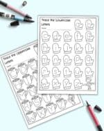 Free Printable Winter Alphabet Tracing Pages - The Artisan Life