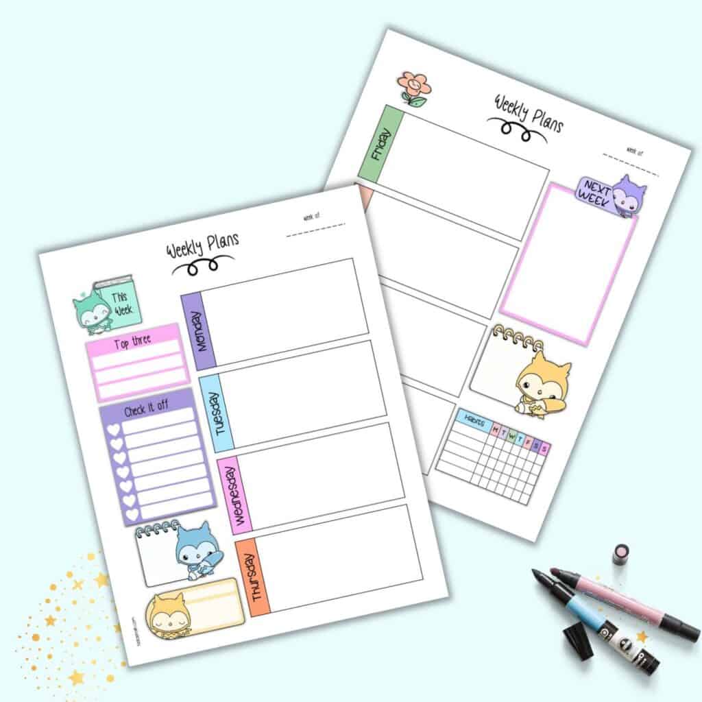 February Planner Printables - US Letter & Happy Planner Classic - The ...