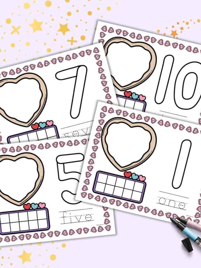 Preschool Math Printables Archives - The Artisan Life