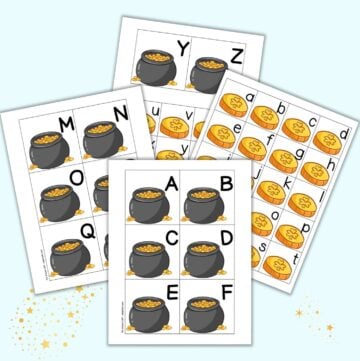 Free Printable Rainbow with Clouds Templates - The Artisan Life