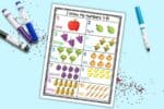 Preschool Number Chart Printable - The Artisan Life