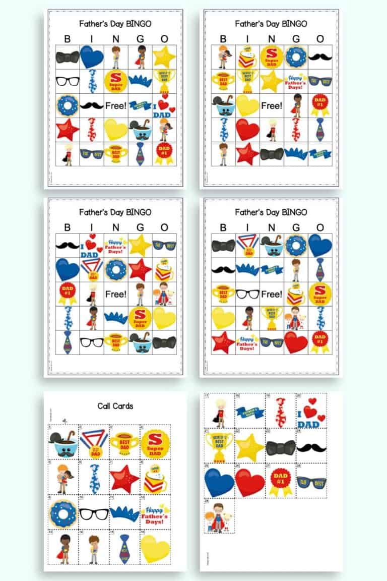Free Printable Father's Day Bingo - The Artisan Life