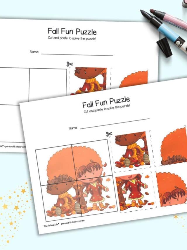 cut and paste puzzles Archives - The Artisan Life