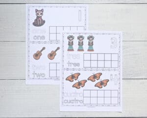 Free Day of the Dead Ten Frame Printables (English & Spanish) - The ...