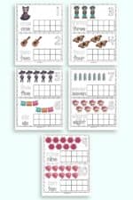 Free Day of the Dead Ten Frame Printables (English & Spanish) - The ...