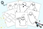 Free Halloween Ghost Printable Templates - The Artisan Life