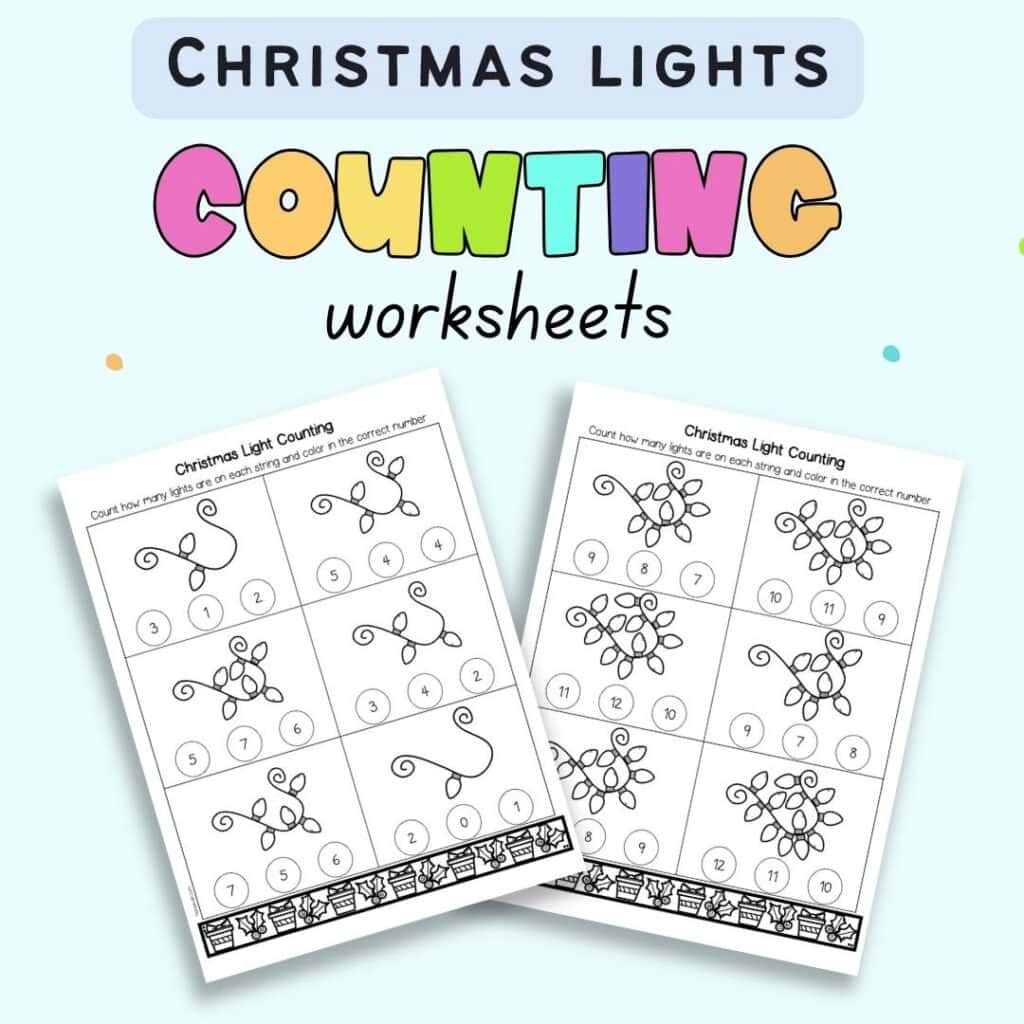 Free Printable Color by Letter Christmas Worksheets - The Artisan Life
