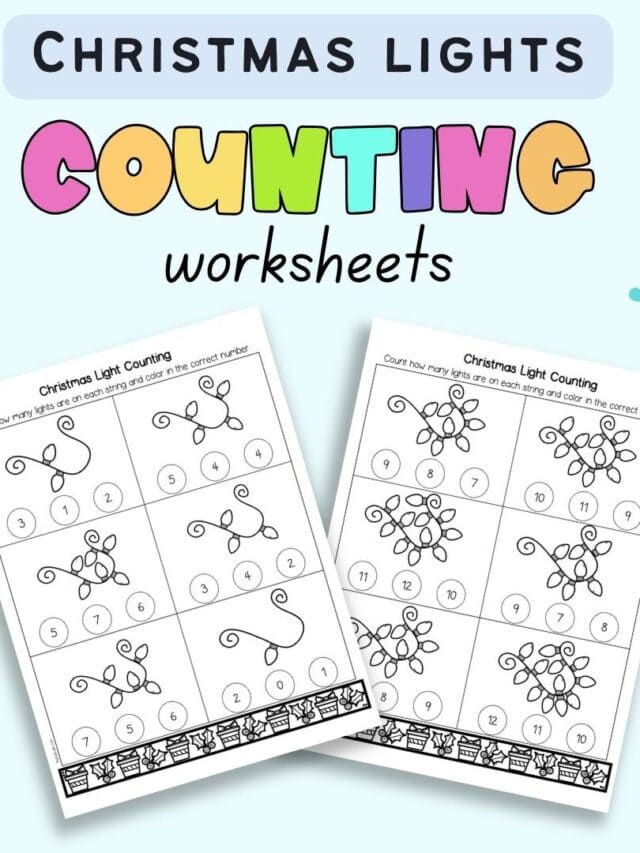 Kindergarten worksheets Archives - The Artisan Life