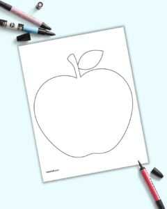 Free Apple Pattern Printable Templates - The Artisan Life