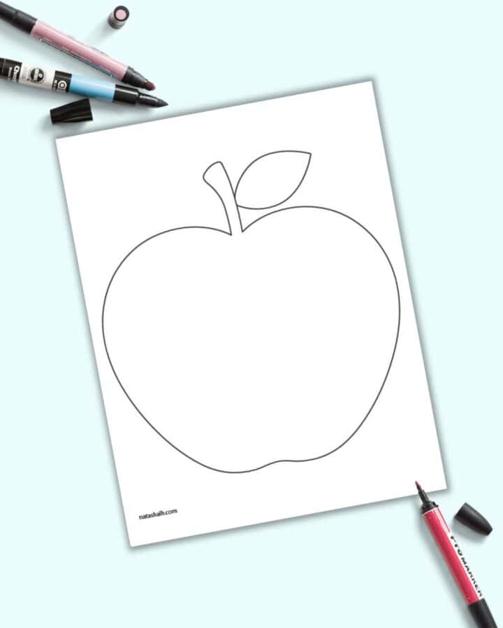 Free Apple Pattern Printable Templates - The Artisan Life