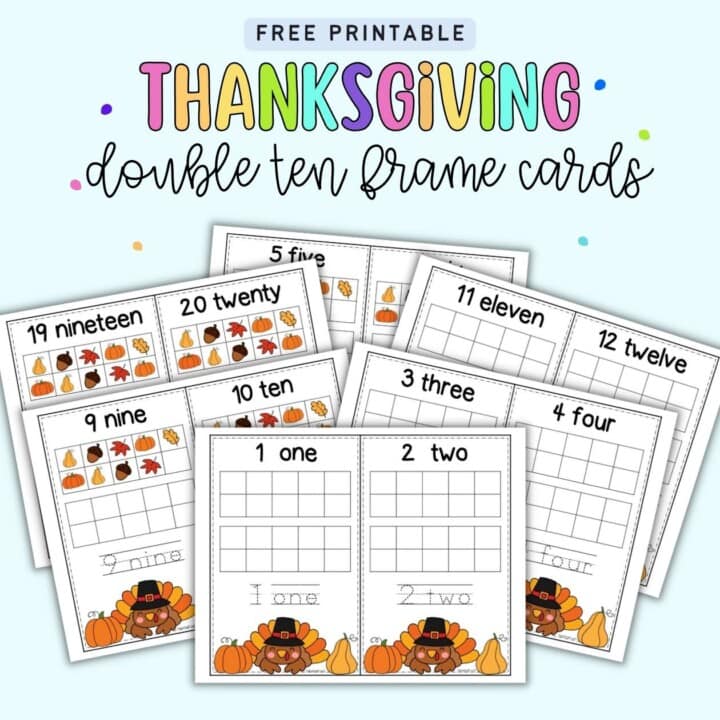 Thanksgiving Printable Cards to Color - The Artisan Life