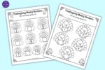Free Printable Thanksgiving Missing Number Worksheets - The Artisan Life