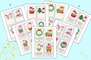 Free Printable Affirmation Cards for Christmas - The Artisan Life