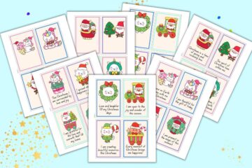 Free Printable Affirmation Cards for Christmas - The Artisan Life