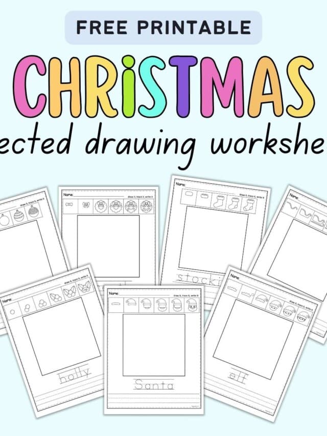 directed drawing printables Archives - The Artisan Life