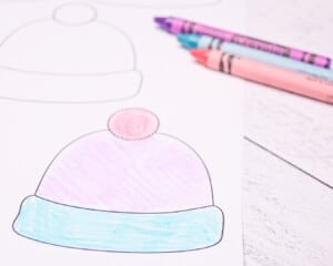 Free Winter Hat Template Printables - The Artisan Life