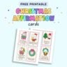 Free Printable Affirmation Cards for Christmas - The Artisan Life