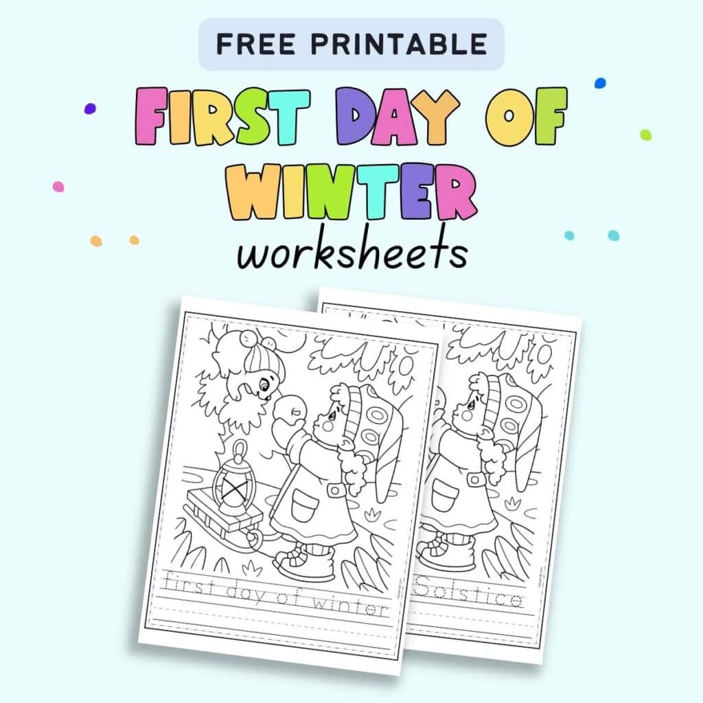 Free Printable After Winter Break Activity for Pre-K and Kindergarten ...