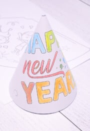 Free New Year's Hat Printable - The Artisan Life