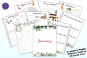 January Planner Printables - The Artisan Life