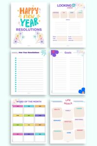 Free New Years Resolution Printable - The Artisan Life