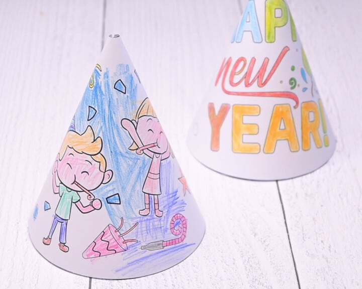 Free New Year's Hat Printable - The Artisan Life