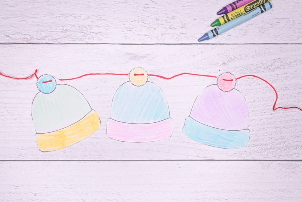 Free Winter Hat Template Printables - The Artisan Life