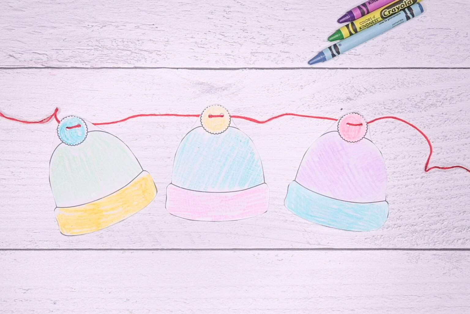 Free Winter Hat Template Printables - The Artisan Life