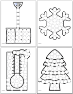 Free Winter Dot Painting Printables - The Artisan Life