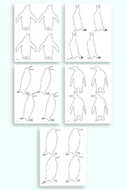 Free Printable Penguin Templates - The Artisan Life