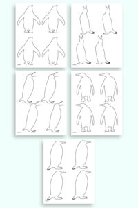 Free Printable Penguin Templates - The Artisan Life