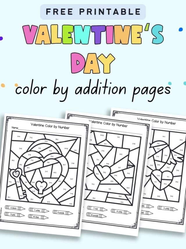 Color by Code Free Printables Archives - The Artisan Life