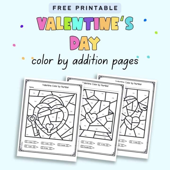 Valentine's Day Connect the Dots Free Printables - The Artisan Life