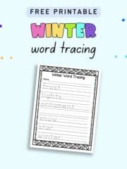 Free Printables for Winter Archives - The Artisan Life