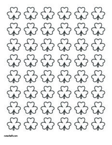 Free printable shamrock patterns - The Artisan Life
