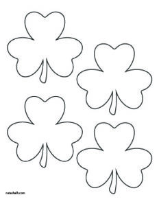 Free printable shamrock patterns - The Artisan Life