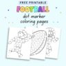 Free Printable Football Dot Marker Coloring Pages - The Artisan Life