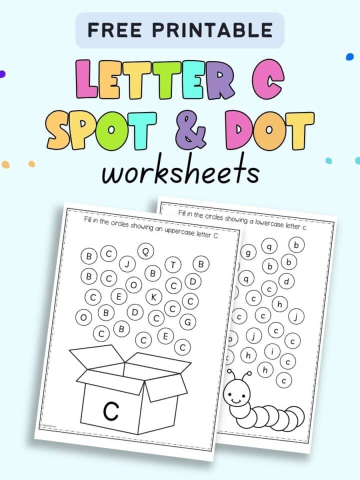 Dot Marker Coloring Pages Archives - The Artisan Life