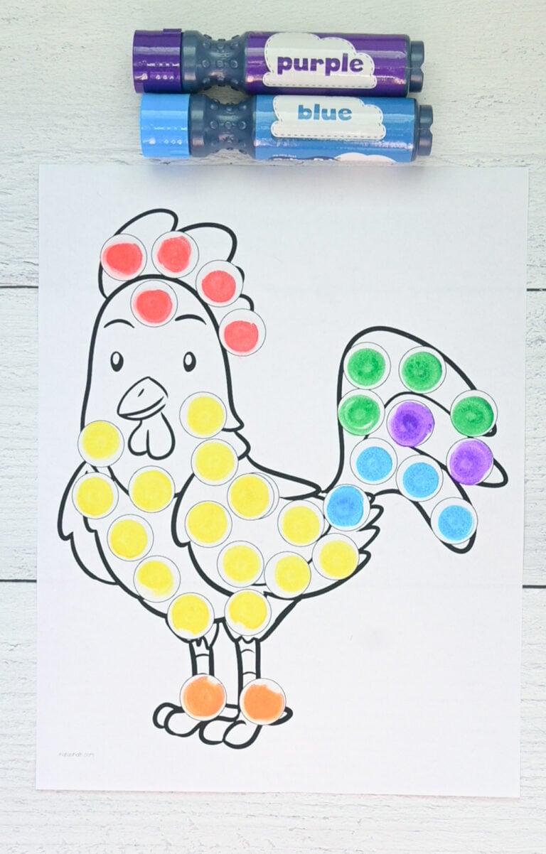 Free Printable Chinese Zodiac Animal Dot Marker Pages - The Artisan Life