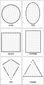 Free Printable Shapes Dot Marker Coloring Pages - The Artisan Life