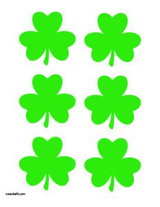Free printable shamrock patterns - The Artisan Life