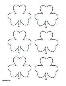 Free printable shamrock patterns - The Artisan Life